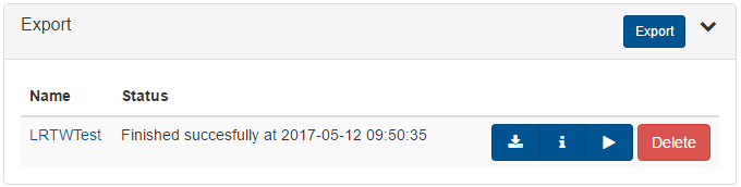 Export the User List